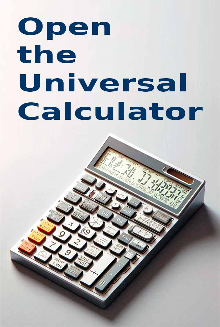 ⌨ ONLINE CALCULATORS - Universal Сalculator
